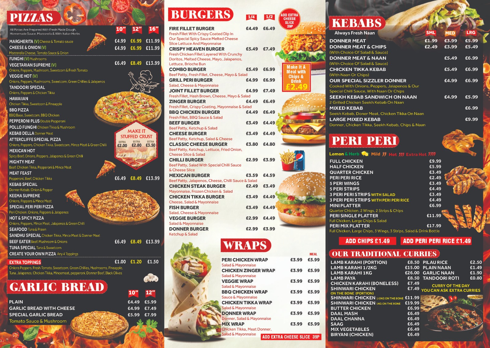 Menu – Attercliffe Spice